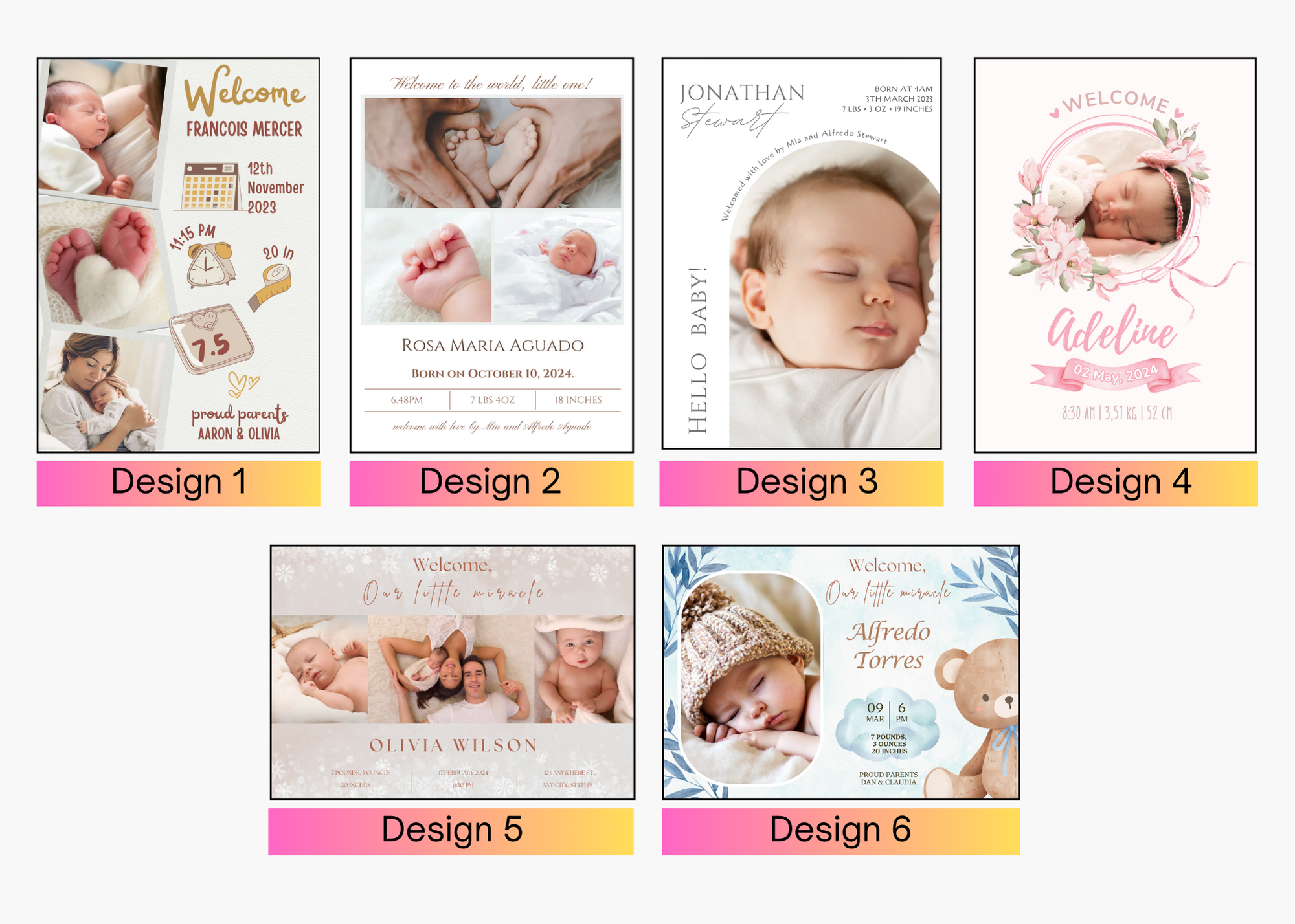 Birth Announcement – Magnetic Treasures Co.